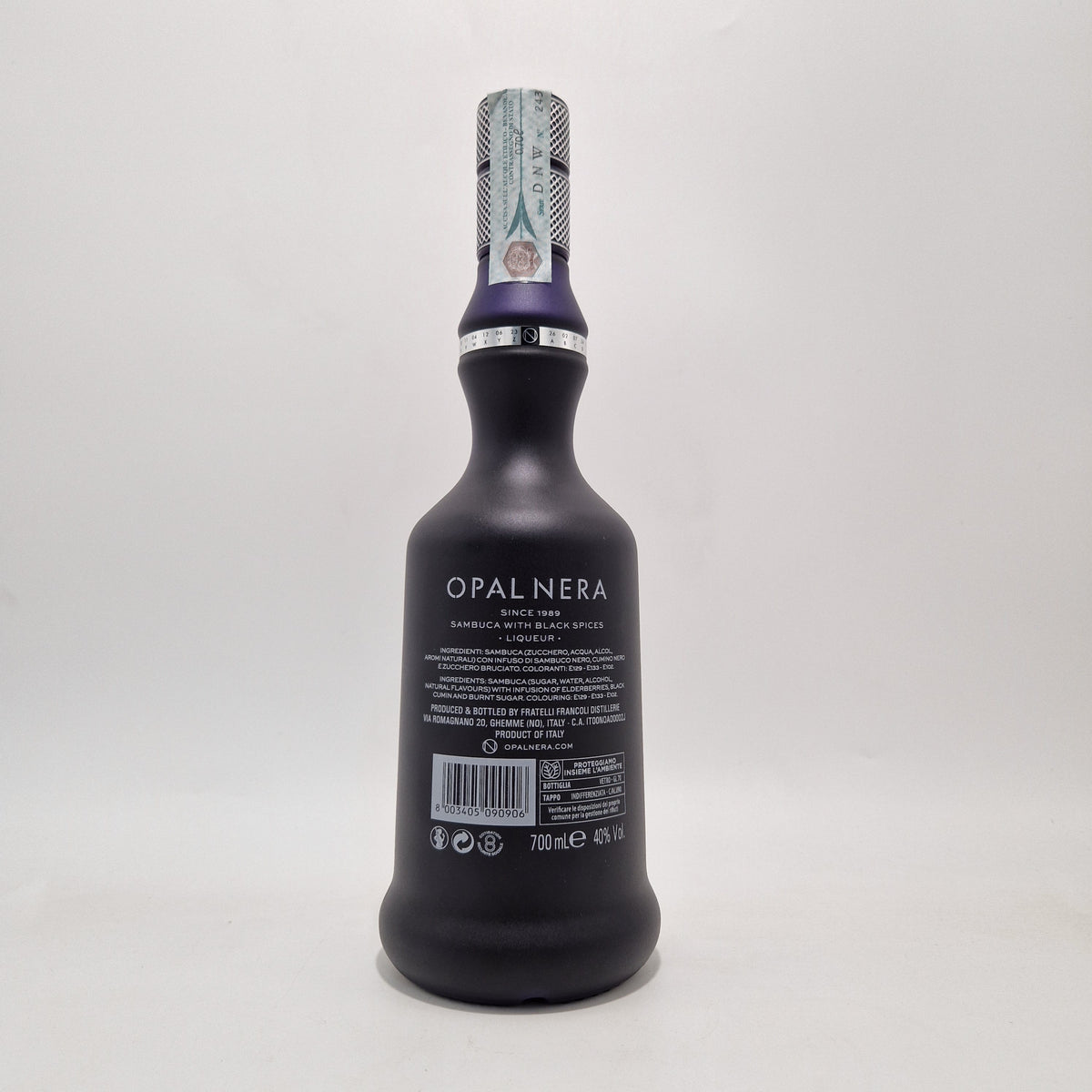 Opal Nera Sambuca 0.7L - Francoli – portaintavola
